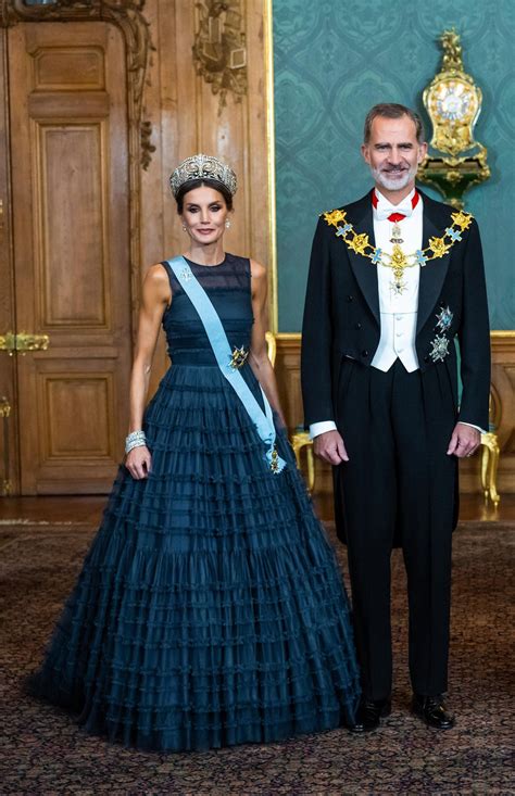The King And Queen Of Spain Attend State Banquet In Copenhagen Artofit