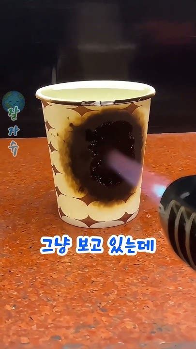 종이컵에 물을 담아 태워보는 넋두리 Youtube