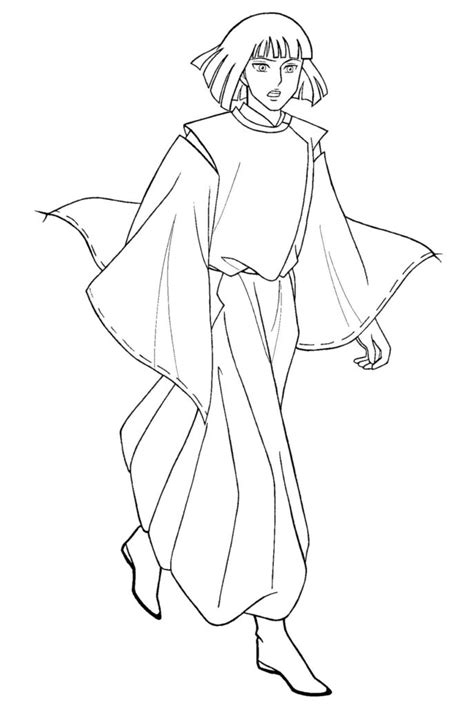 Spirited Away Haku Dragon Anime Coloring Pages Coloring Pages
