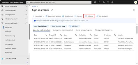Customize And Filter Activity Logs In Microsoft Entra Id Microsoft Entra Id Microsoft Learn