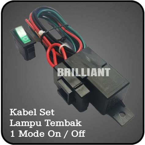 Jual Kabel Set Relay Bosch Lampu Tembak Led Sorot Tamhahan Motor Murah Shopee Indonesia