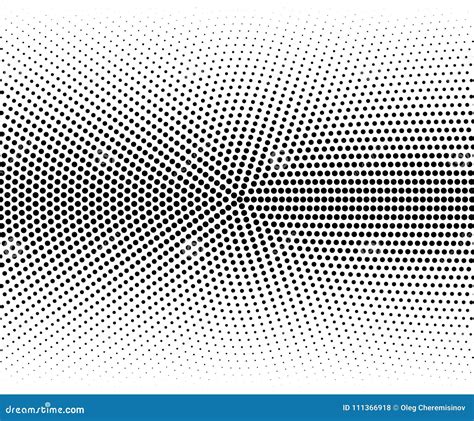 Vector Round Halftone Effect Gradient Halftone Abstract Background