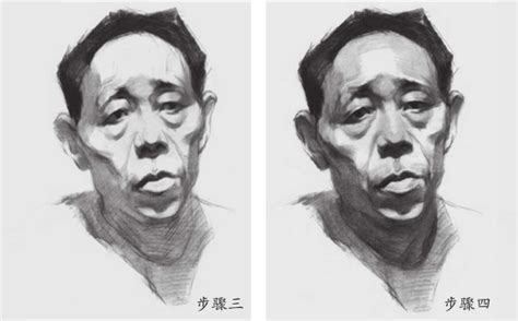 男性老年人素描头像怎么画 X美院