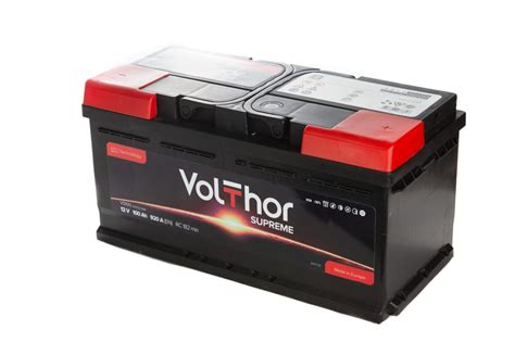 Аккумулятор VolThor 6CT-100 АзЕ Supreme 100 Ah 920A R+