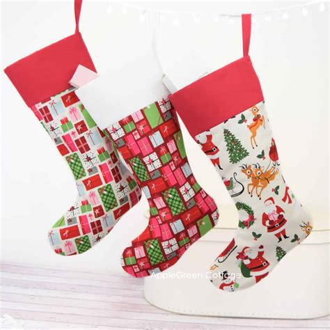 Printable Christmas Stocking Pattern With Cuff Rossy Printable