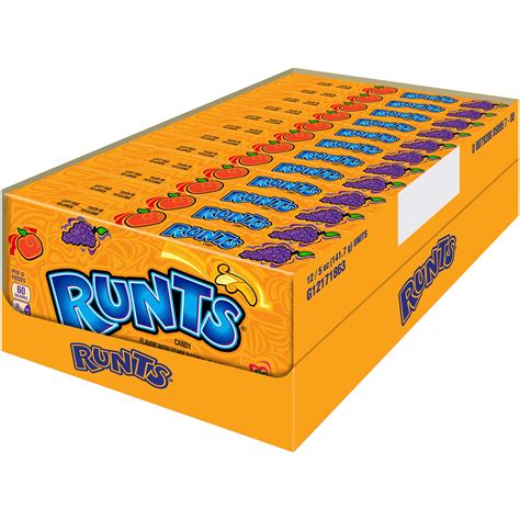 Wonka Runts Flavored Candy Case Foodservicedirect