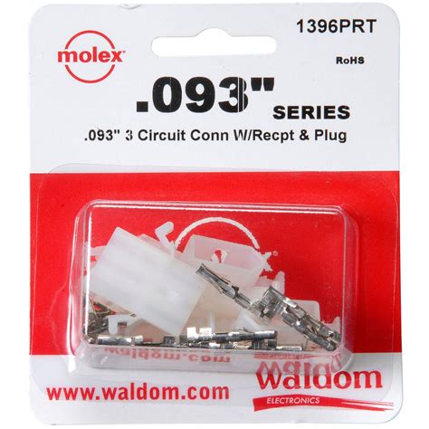 Molex 3 Pin Connector Kit 0 093 3 Sets