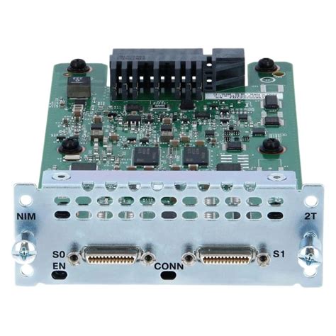 Cisco Nim 2t 2 Ports Network Interface Module Twisted New