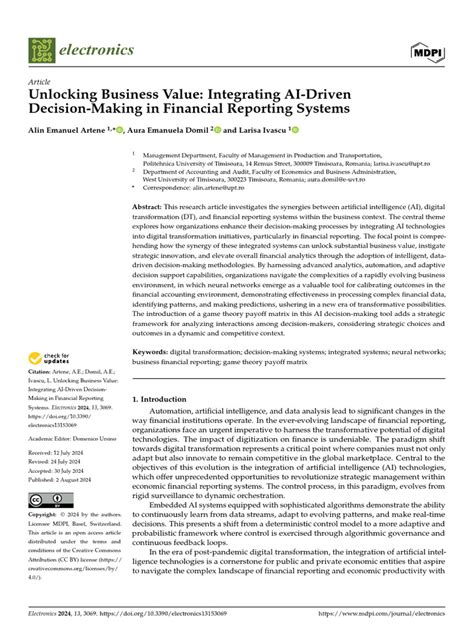 Unlocking Business Value Integrating Ai Driven Pdf