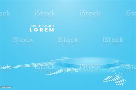 세계지도 배경에 푸른 하늘 라운드 우승자 연단 시상식 무대 제품 및 현재를 위한 그래픽 리소스입니다 벡터 일러스트레이션을 참조하십시오 Championship에 대한 스톡