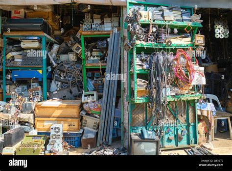 A Store Packed With Junk Computer Parts And Other Stuff At The