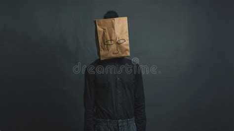 A Person With A Paper Bag Head Ai Generated Image Stock Image Image