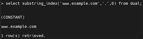 南大通用gbase 8s的substringindex函数详解gbase社区天津南大通用数据技术股份有限公司gbase 致力于成为用户