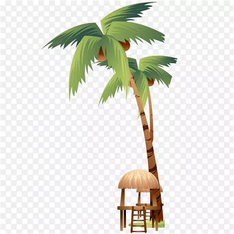 卡通手绘椰子树图片png图片素材下载图片编号7521993 Png素材网