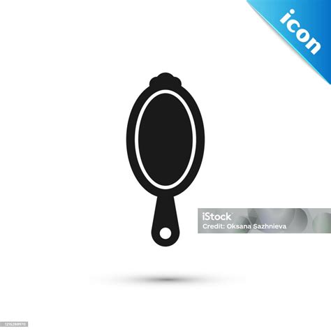 회색 매직 핸드 미러 아이콘 흰색 배경에 격리 벡터 일러스트레이션 개인 장식품에 대한 스톡 벡터 아트 및 기타 이미지 개인 장식품 거울 골동품 Istock