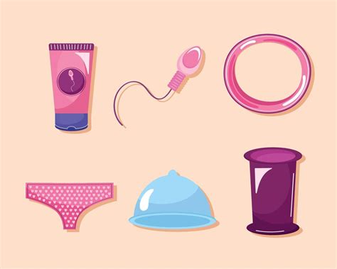Six Sexual Health Icons 10479040 Vector Art At Vecteezy