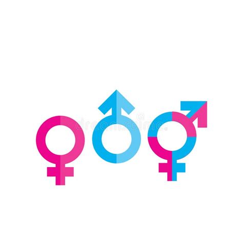 Icône De Genre Sex Vectoriel Symbole Femelle Et Mâle Signe Illustration De Vecteur