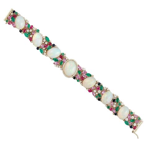 Elizabeth Taylor Darlene De Sedle 22k Gold And Opal Diamond Suite