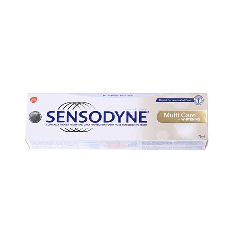 Sensodyne Toothpaste Multicare Whitening 75ml Sharjah Co Operative Society