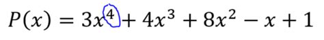 Polynomials Flashcards Quizlet