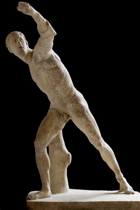 Borghese Gladiator Life Size Bronze Casting Of The Original