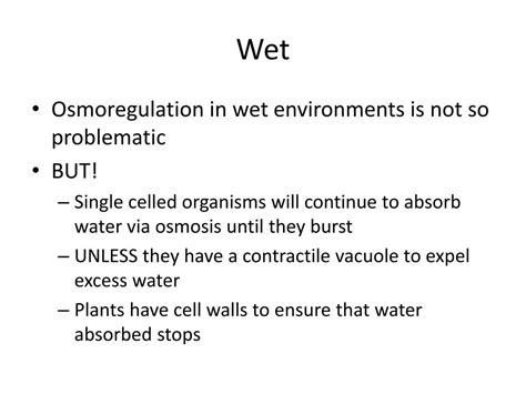 Ppt Osmoregulation Powerpoint Presentation Free Download Id 6116444