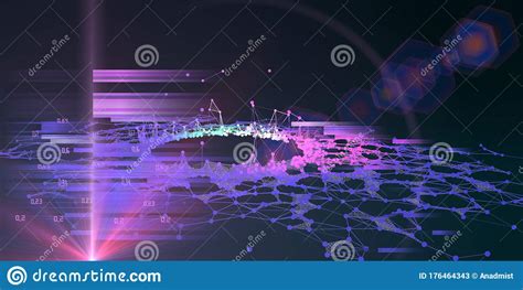 Artificial Intelligence Abstract Polygonal Concept Of Decision Making
