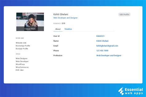 10 Bootstrap Profiles Latest Collection Essential Web Apps