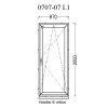 Durys 870 X 2090 Mm Atitvara