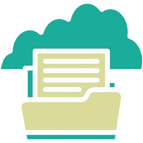 Premium Vector Cloud File Icon Vector Icon Illustration Of Networking