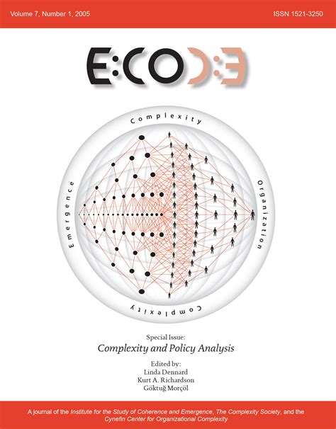 Journal Issues Emergence Complexity And Organization
