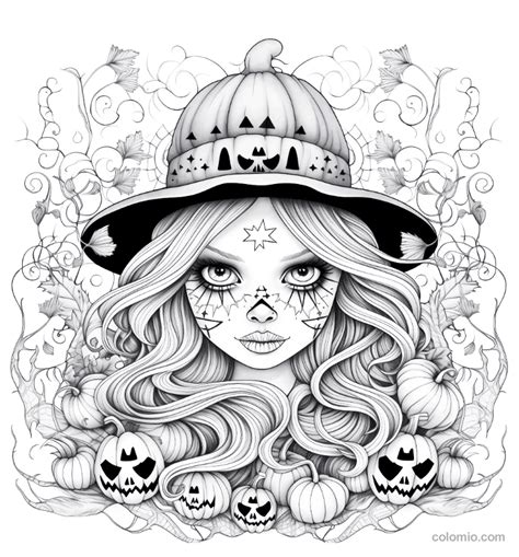 Free Halloween Coloring Pages Ghosts Witches And Pumpkins
