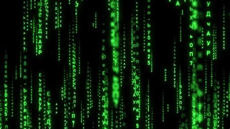 Looping Matrix Style Cyrillic Alphabet Code Stock Footage Video Artofit