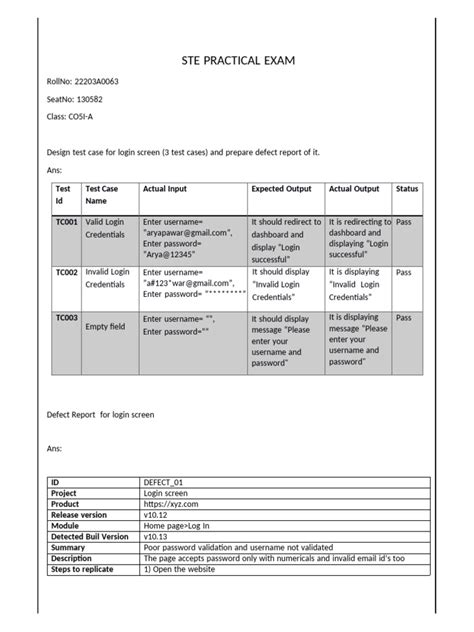 ste practical exam 1 pdf login user computing