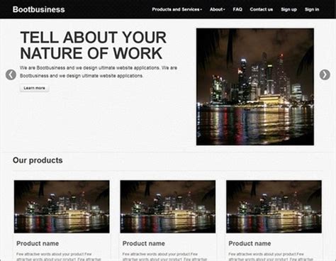20 Beautiful Twitter Bootstraps Templates