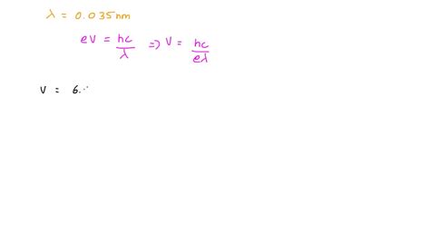 SOLVED Calculate The Operating Voltage Of X Ray Tube Which Emits X Rays Of Wavelength AO