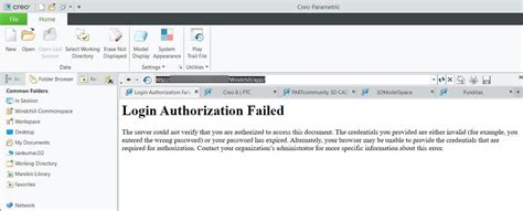 Cs353503 Error Login Authorization Failed In Embedded Browser And Home Page Is Set To
