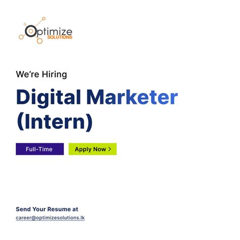 Optimize Solutions On Linkedin Internship Digitalmarketing