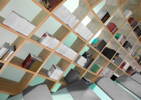 Wooden Gridshell Forms Shelves At Mexico Library By Anagrama