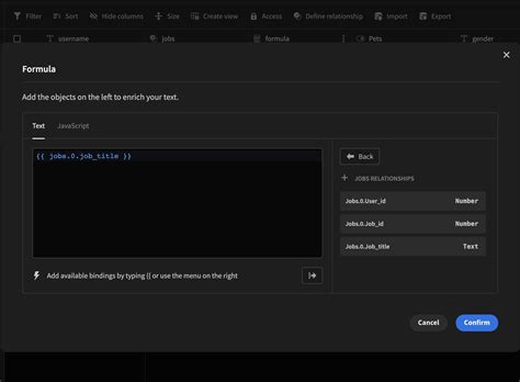 Budi 7593 Postgres Datasource Formulas Doesnt Allow For Relationship