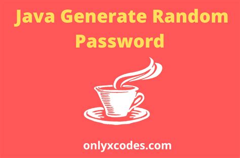 Java Generate Random Password With Special Characters
