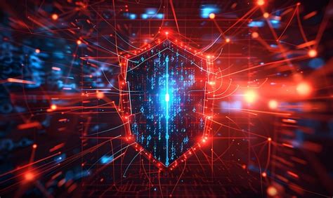 Firewall Protection Shield Firewall Protecting A Network From Malicious Software And Cyber