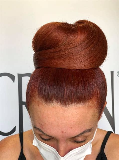 Pin By Danno Ferr On Buns Big Bun Hair Bun Hairstyles Beautiful Red
