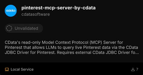 Pinterest Mcp Server By Cdata Mcp · Lobehub