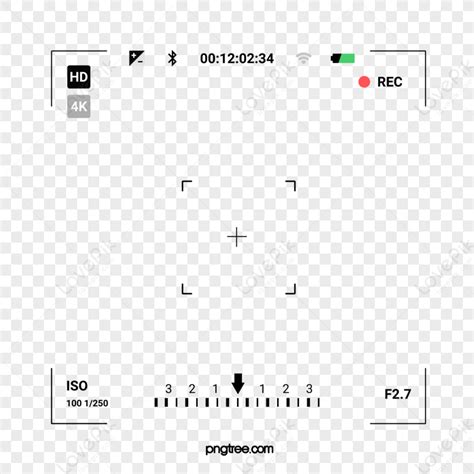 Camera Screen Interface Design Videotape Shot High Definition Focus Camera Interface Video