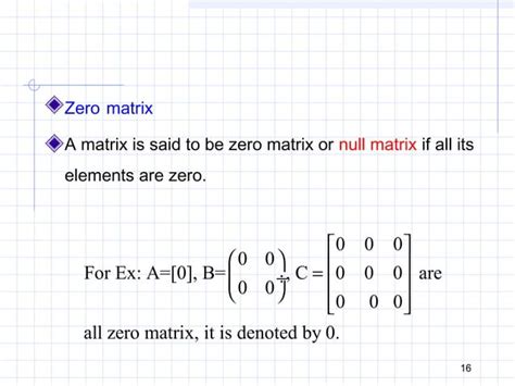 Matrix And Determinants PPT Physics Science
