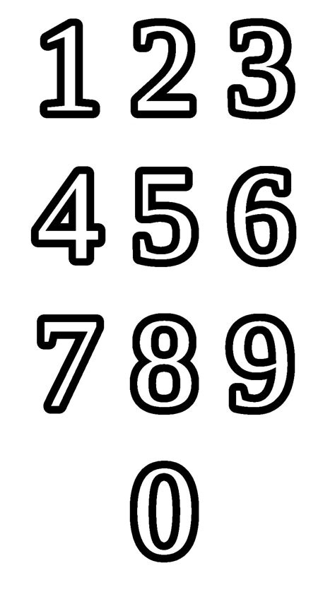 Outlined Fonts Letters And Numbers SVG PNG PACK Etsy