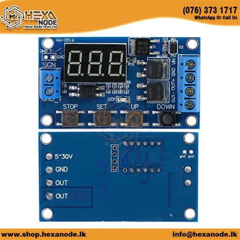 Xy J02 Dual Mosfet 6 30vdc Programmable Delay Timer Switch With Led