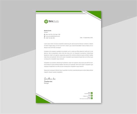 비즈니스를 위한 전문적인 기업 서류 디자인 프리미엄 벡터