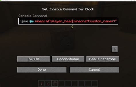 Command Block Error Message R Minecraft